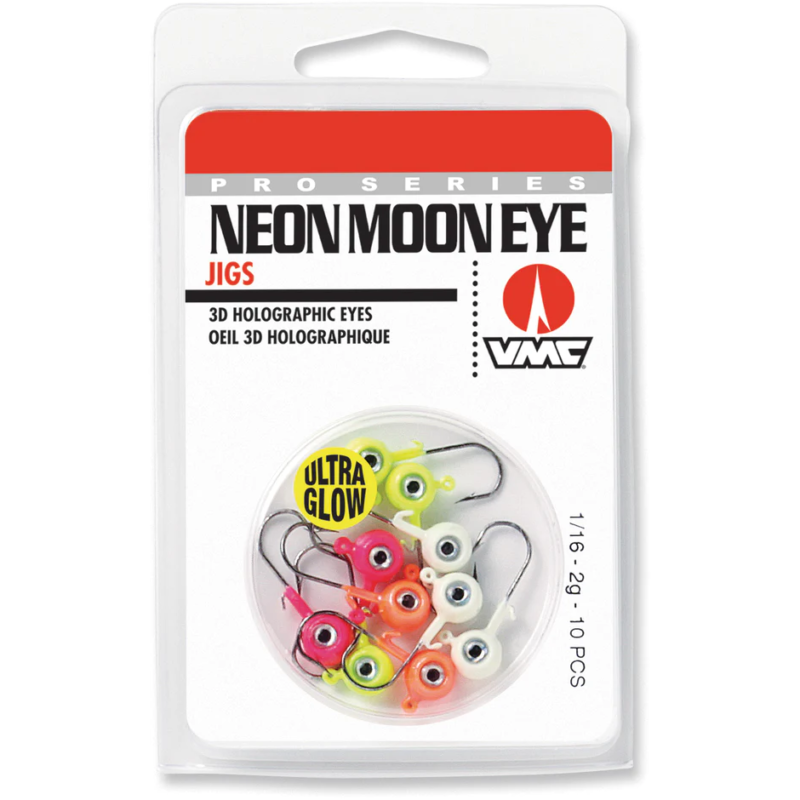 VMC Neon Moon Eye 1/16 oz Jig Assorted Kit – Jack Traps Ice Fishing ...